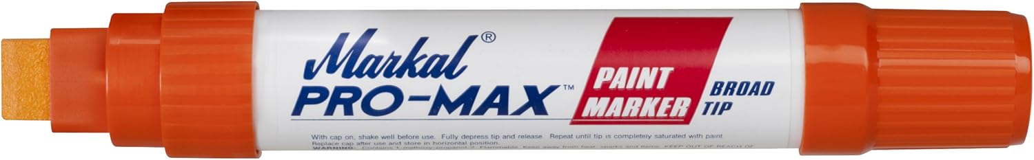 Amazon | LACO(レーコ) Markal 工業用マーカー「PROMAX」 オレンジ 90904 | チョークライン