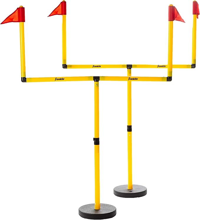 Amazon.com : Franklin Sports Youth Football Goal Post Set - Kids ...