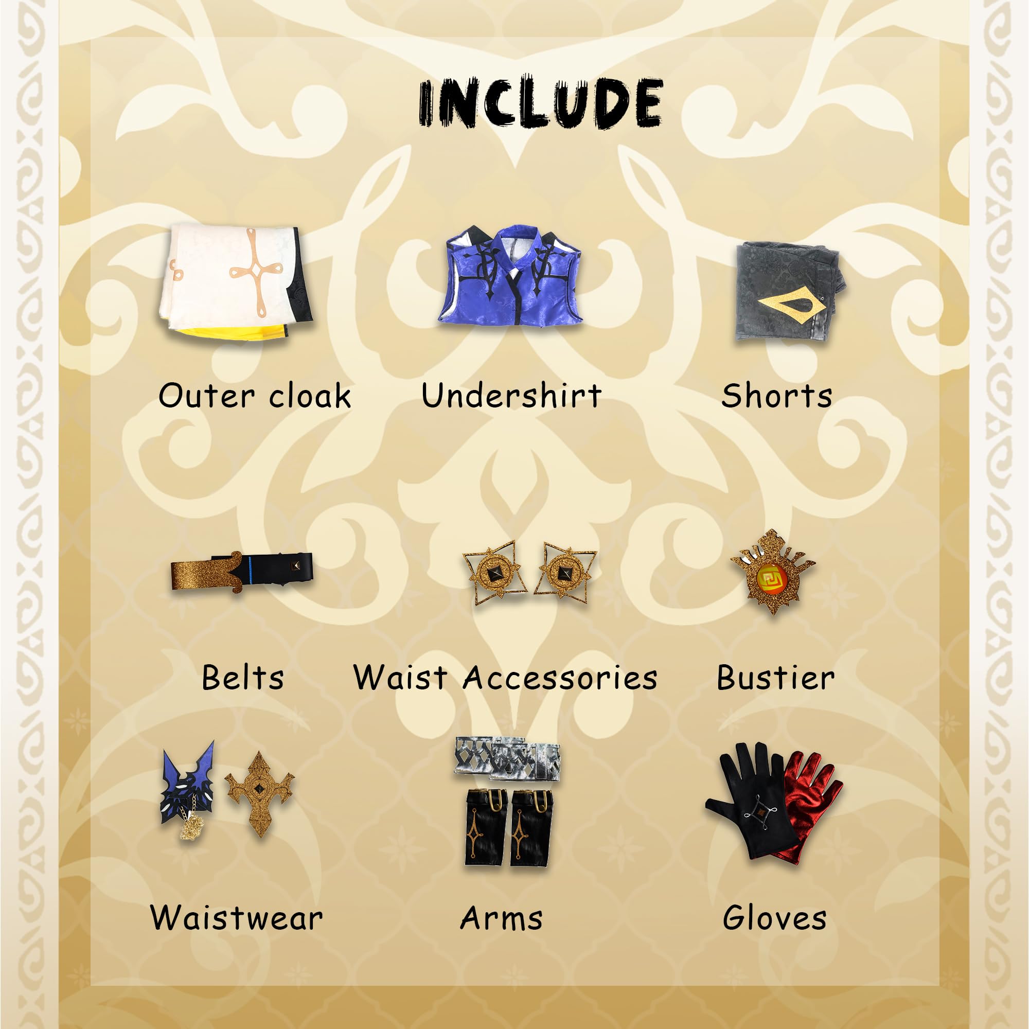 Snapklik.com : OSIAS Albedo Cosplay Costume