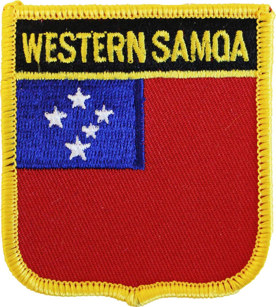 Amazon.com: Flagline Samoa - Country Shield Patch : Clothing, Shoes ...