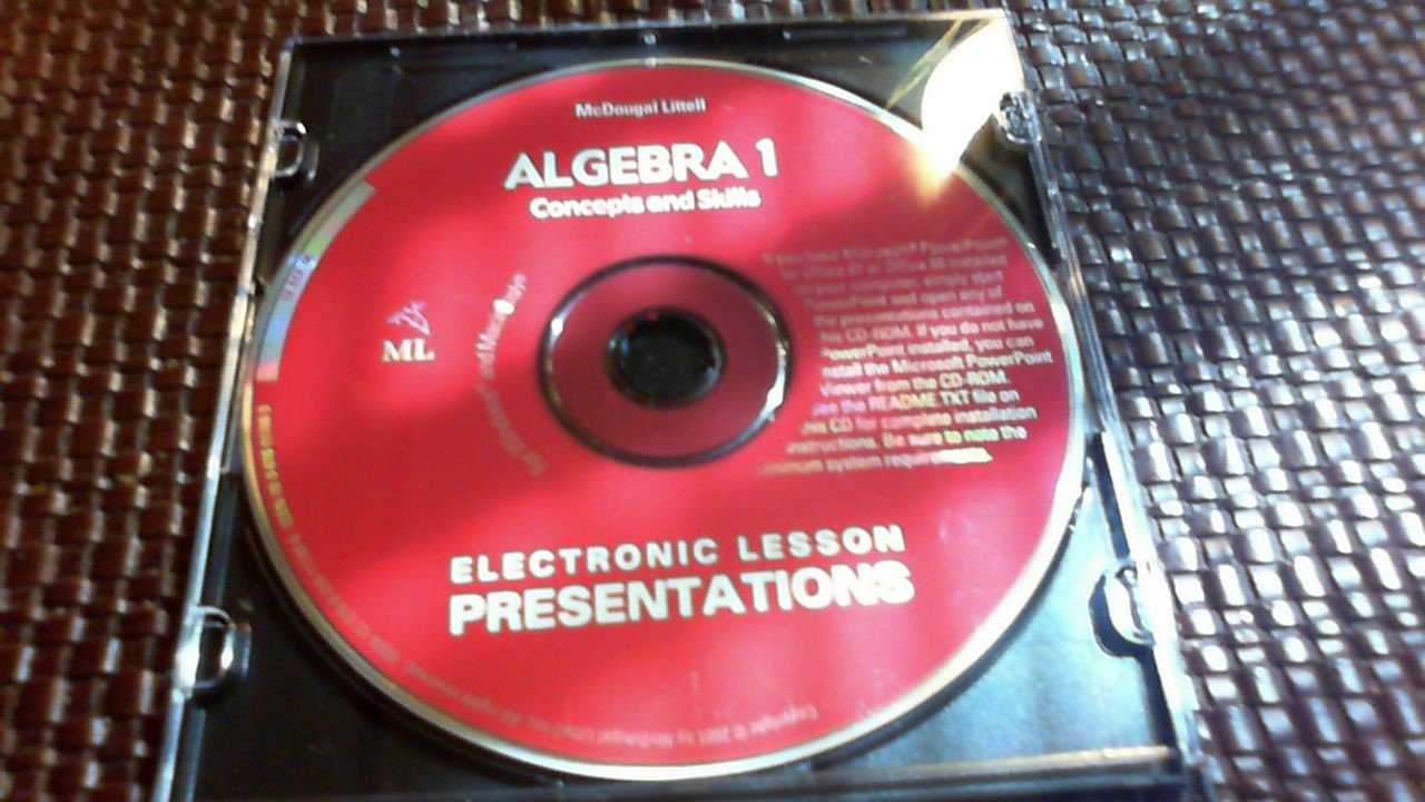 Amazon.com: McDougal Littell High School Math: Electronic Lesson ...