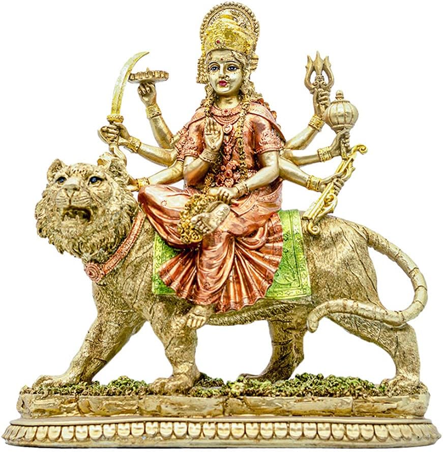 BangBangDa Hindu Goddess Durga Statue - Indian God Durga On Tiger ...