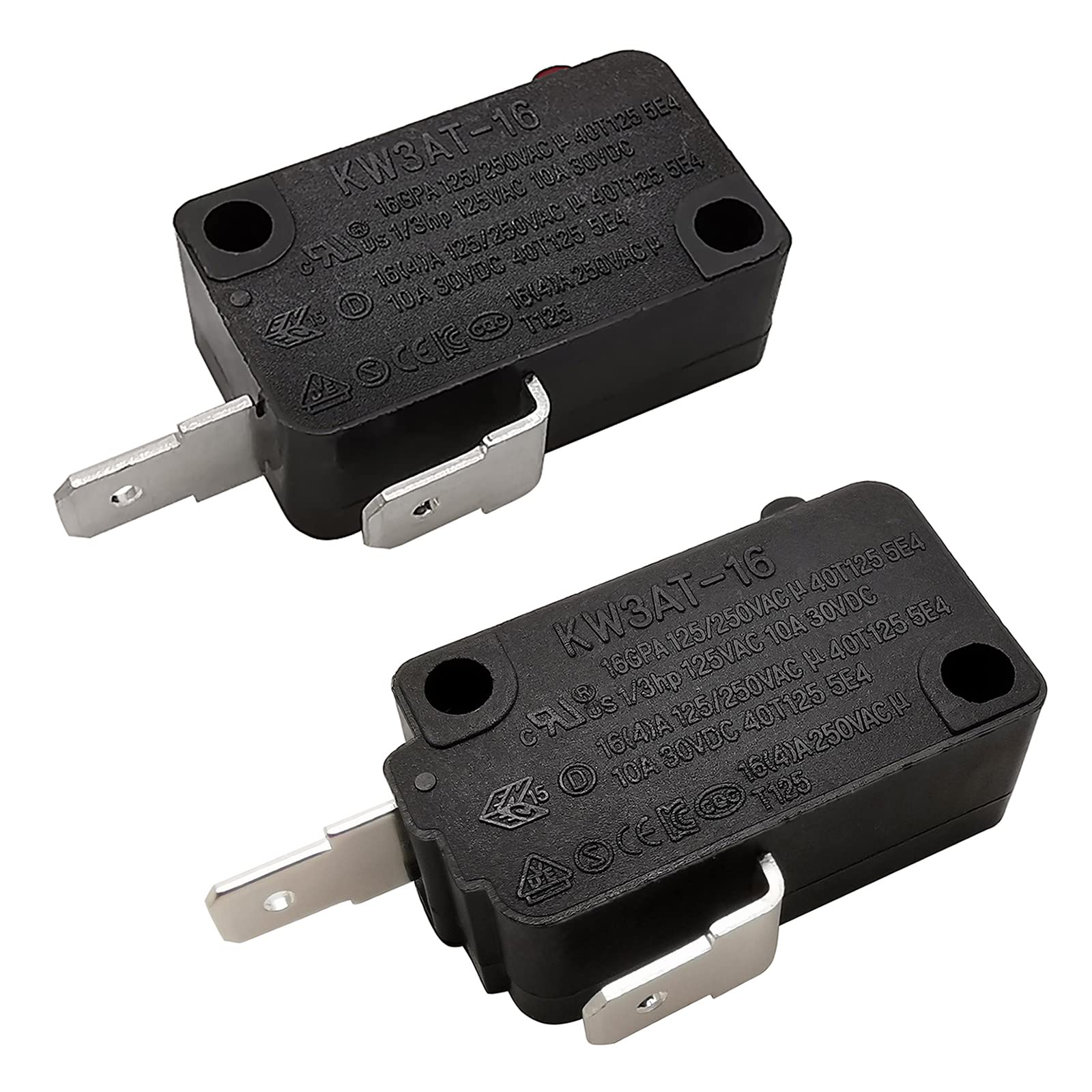 Snapklik.com : Microwave Oven Door Switch Replacement Part, 16A 125VAC ...