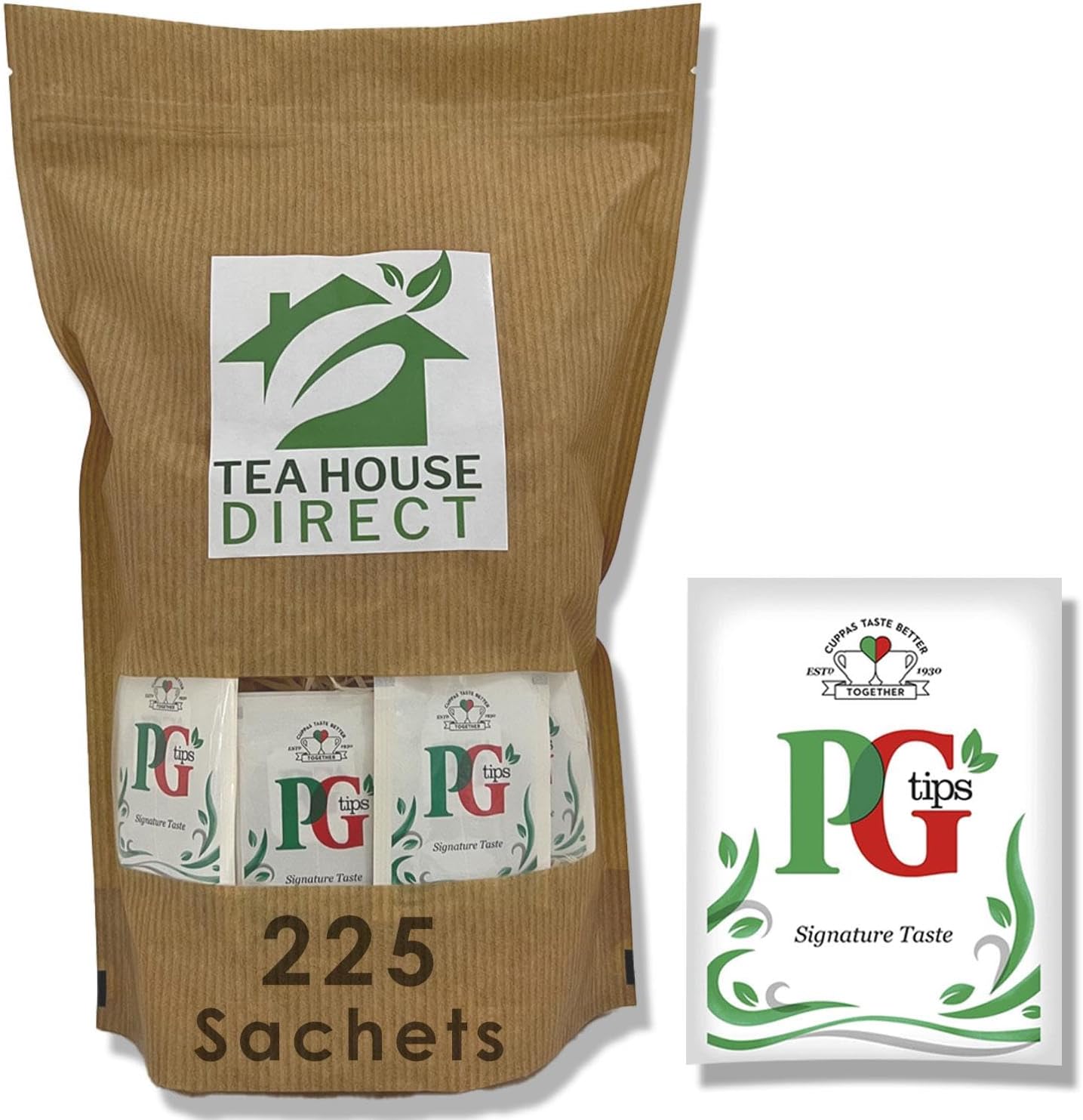 PG Tips, Signature Taste Tea, Individually Enveloped Black Tea Bags ...