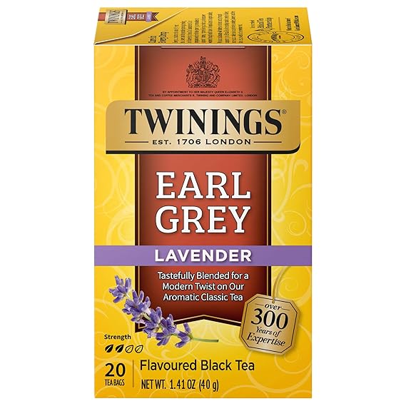 Amazon.com : Twinings Earl Grey Lavender Tea – Caffeinated Black Tea ...