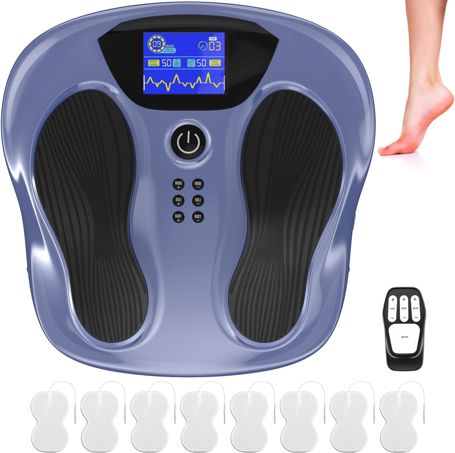 Amazon.com: Creliver EMS Foot Stimulator Pro, EMS Foot Massager for ...