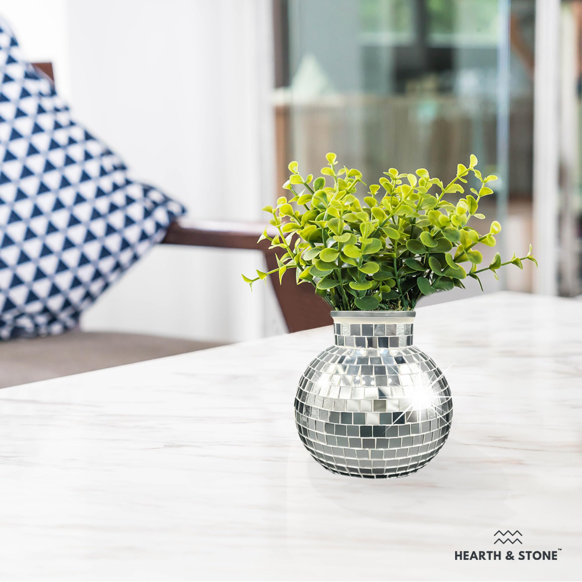 Disco Ball Planter | 7â€? 2 Pack Disco Ball Vase for Flowers & Plants ...