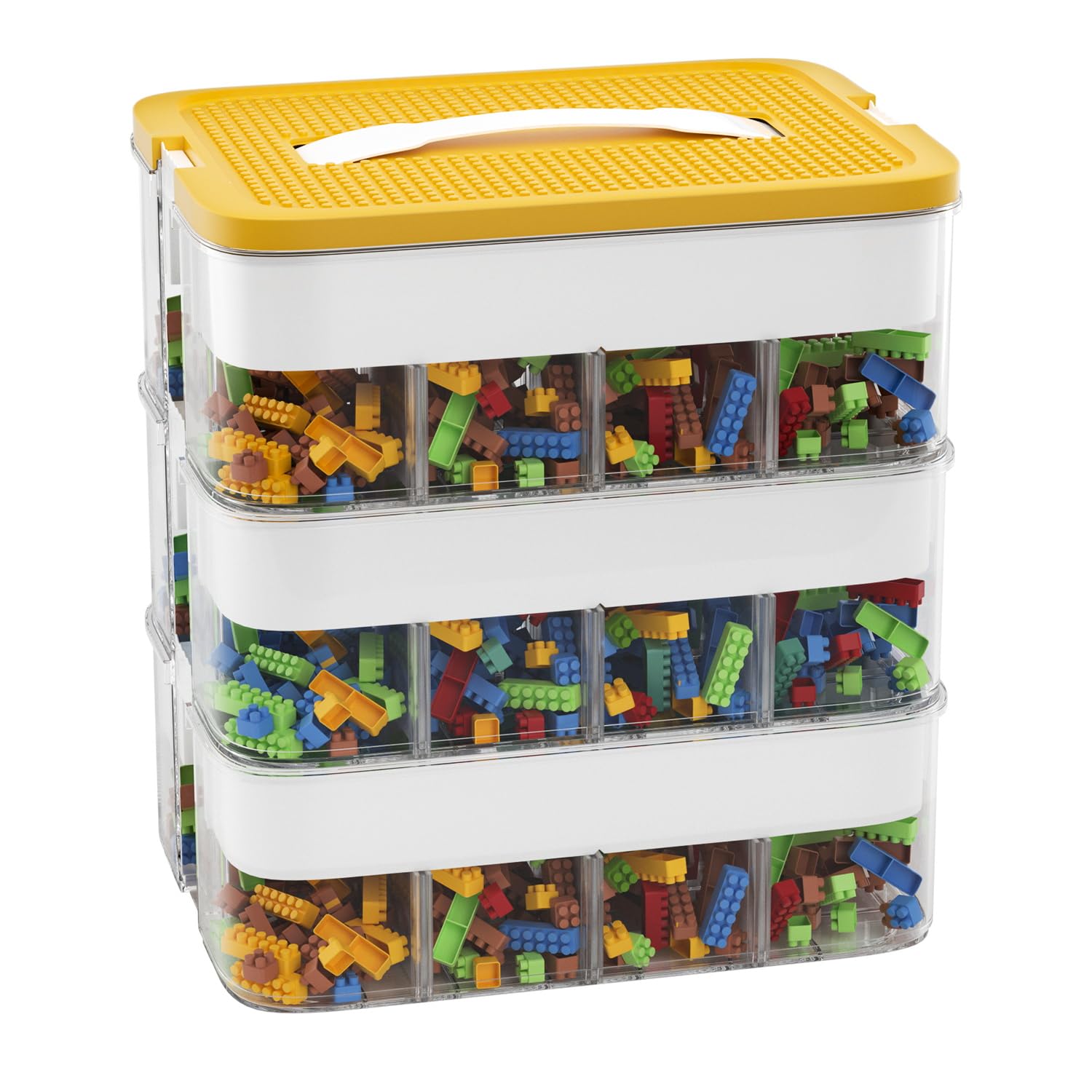 Amazon.com: POSHIGE Stackable Toys Organizer Storage Case, Stackable ...