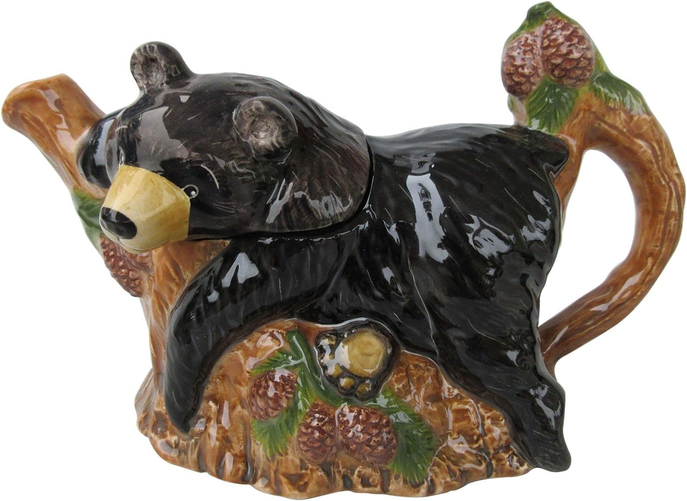 Amazon.com: Blue Sky Ceramic Black Bear Teapot : Home & Kitchen
