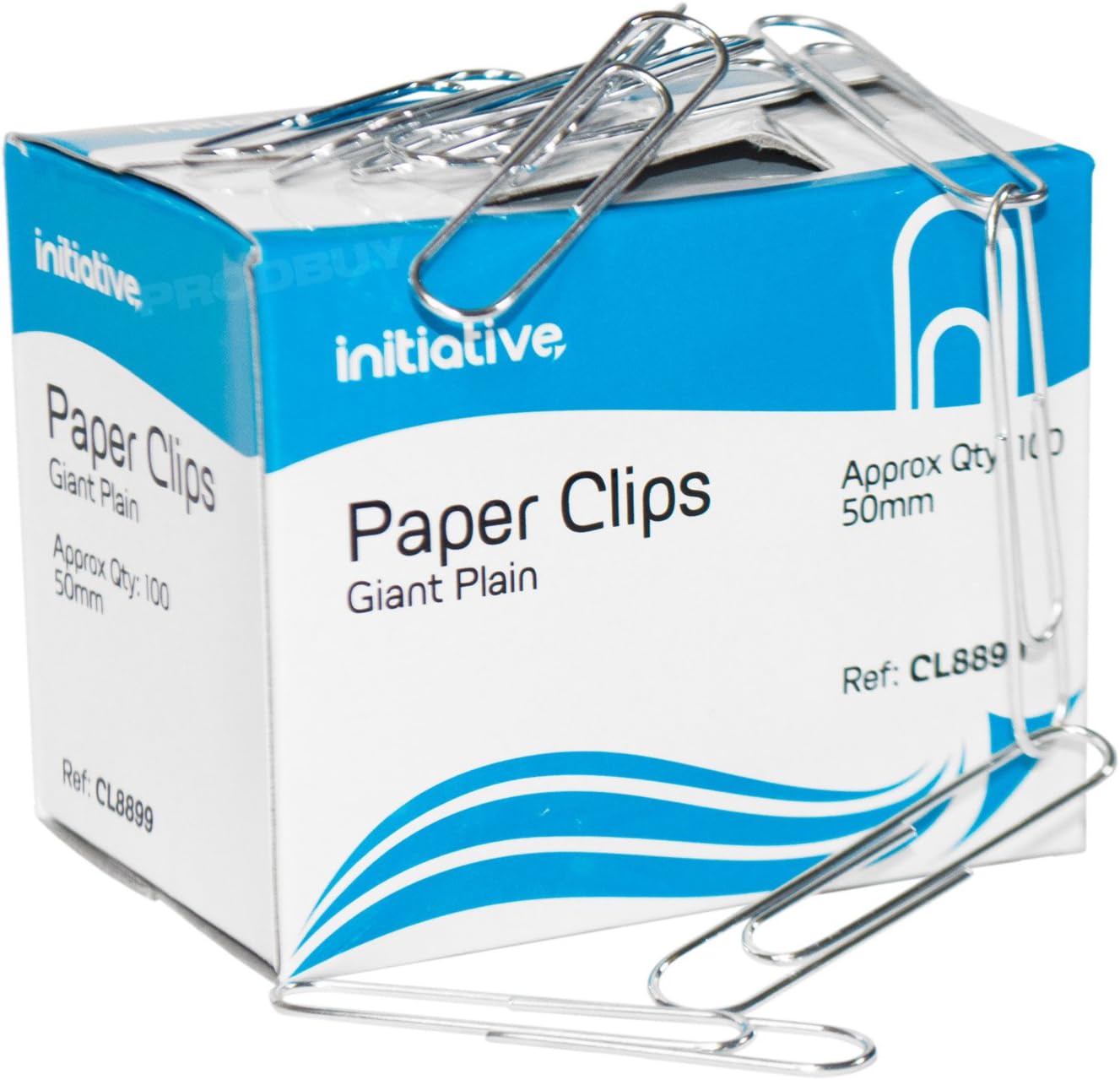 Pack Of 500 Jumbo Giant 50mm Plain Polished Steel Large Paper Clips pack-of-500-jumbo-giant-50mm-plain-polished-steel-large-paper-clips