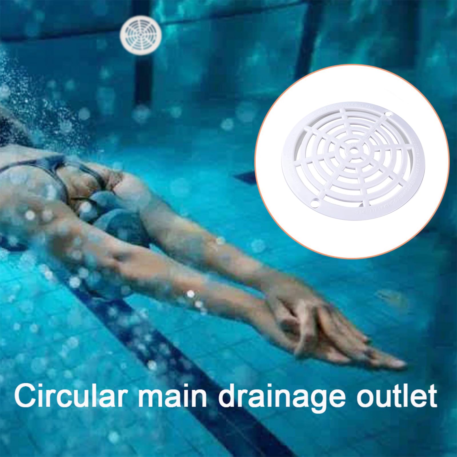 Snapklik.com : SagaSave Swimming Pool Drain Port Cover Water Outlet ...