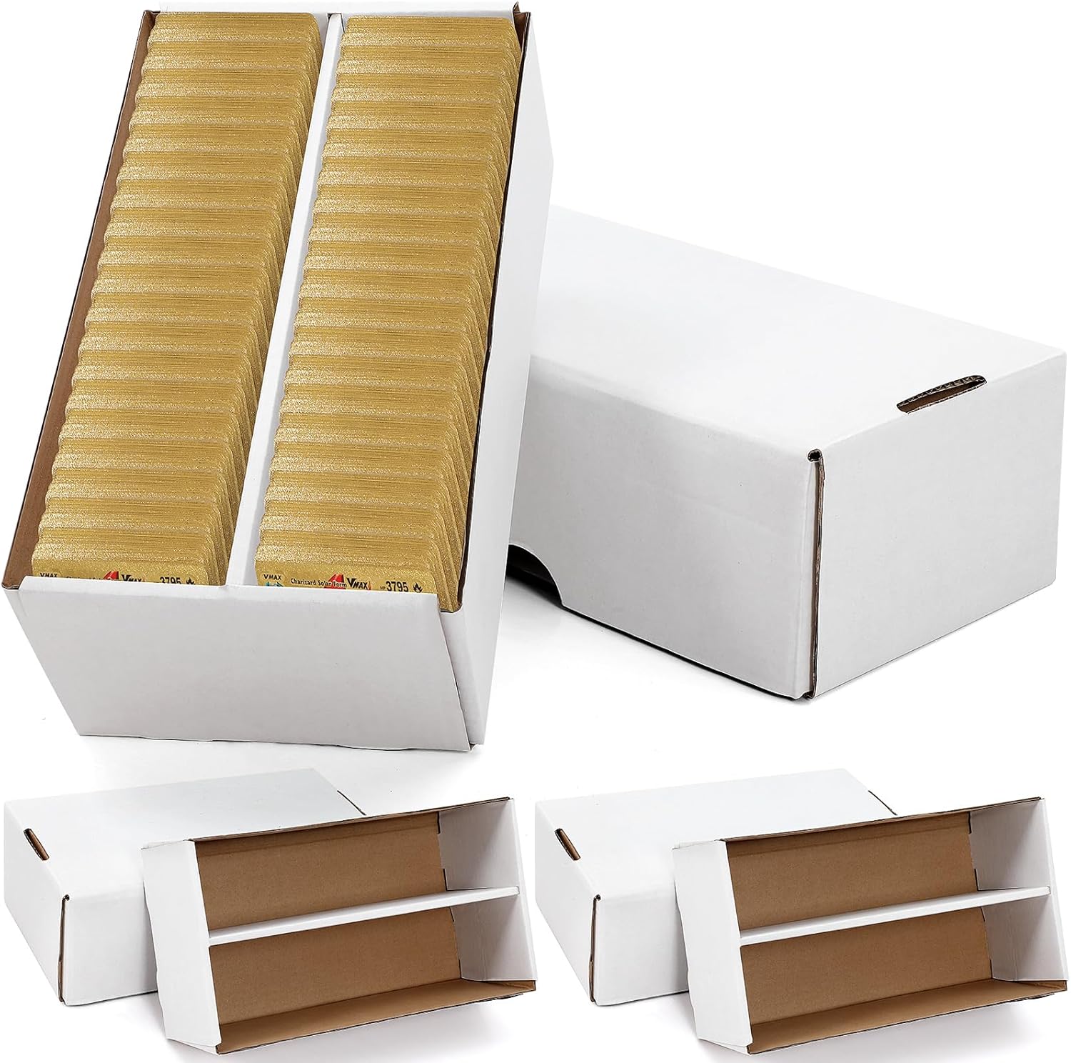 Amazon.com: Yexiya 2 Pack 1600 Count Trading/Gaming Card Storage Box 2 ...