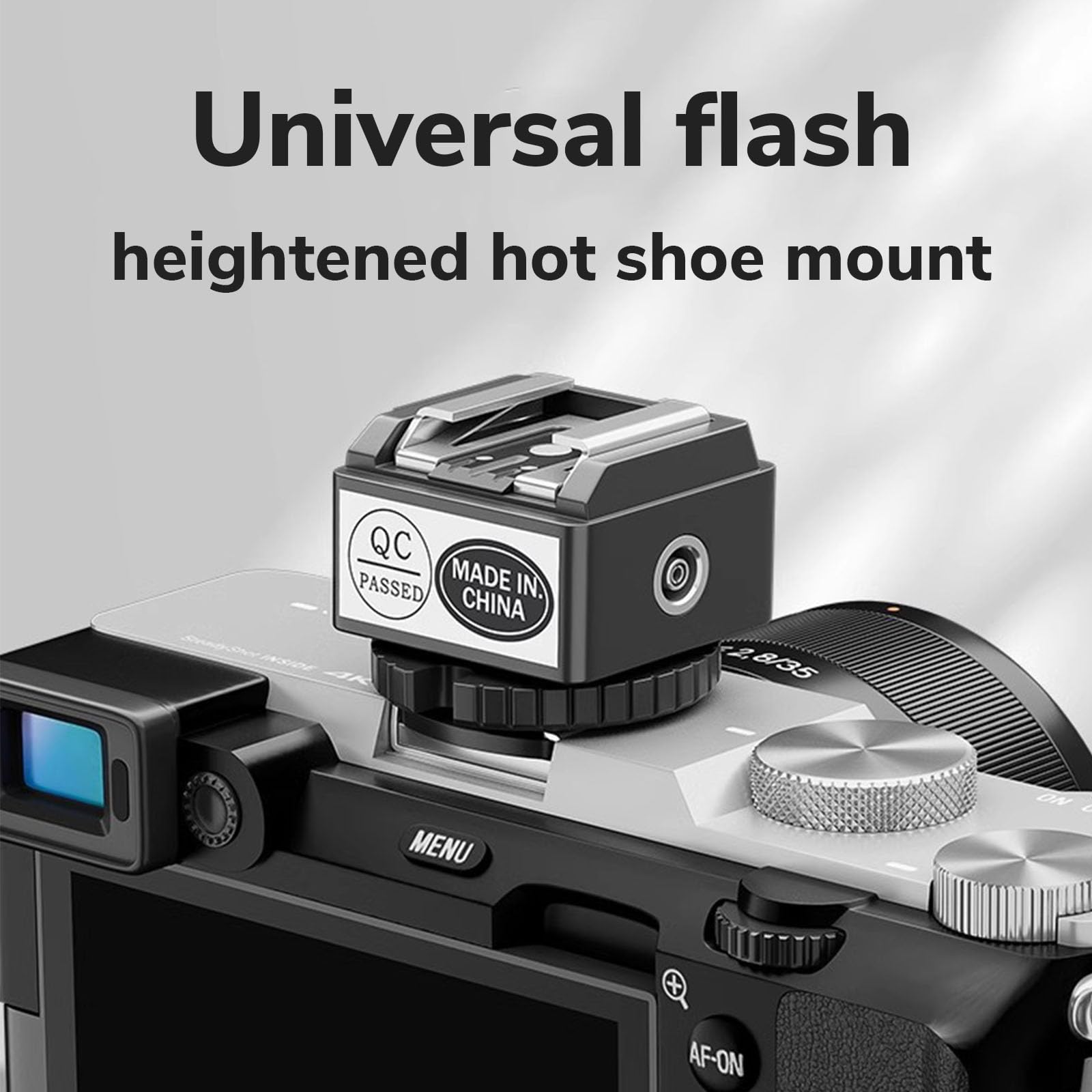 Ulanzi Flash Hot Shoe Extender Standard Hot Shoe Riser Adapter For ...
