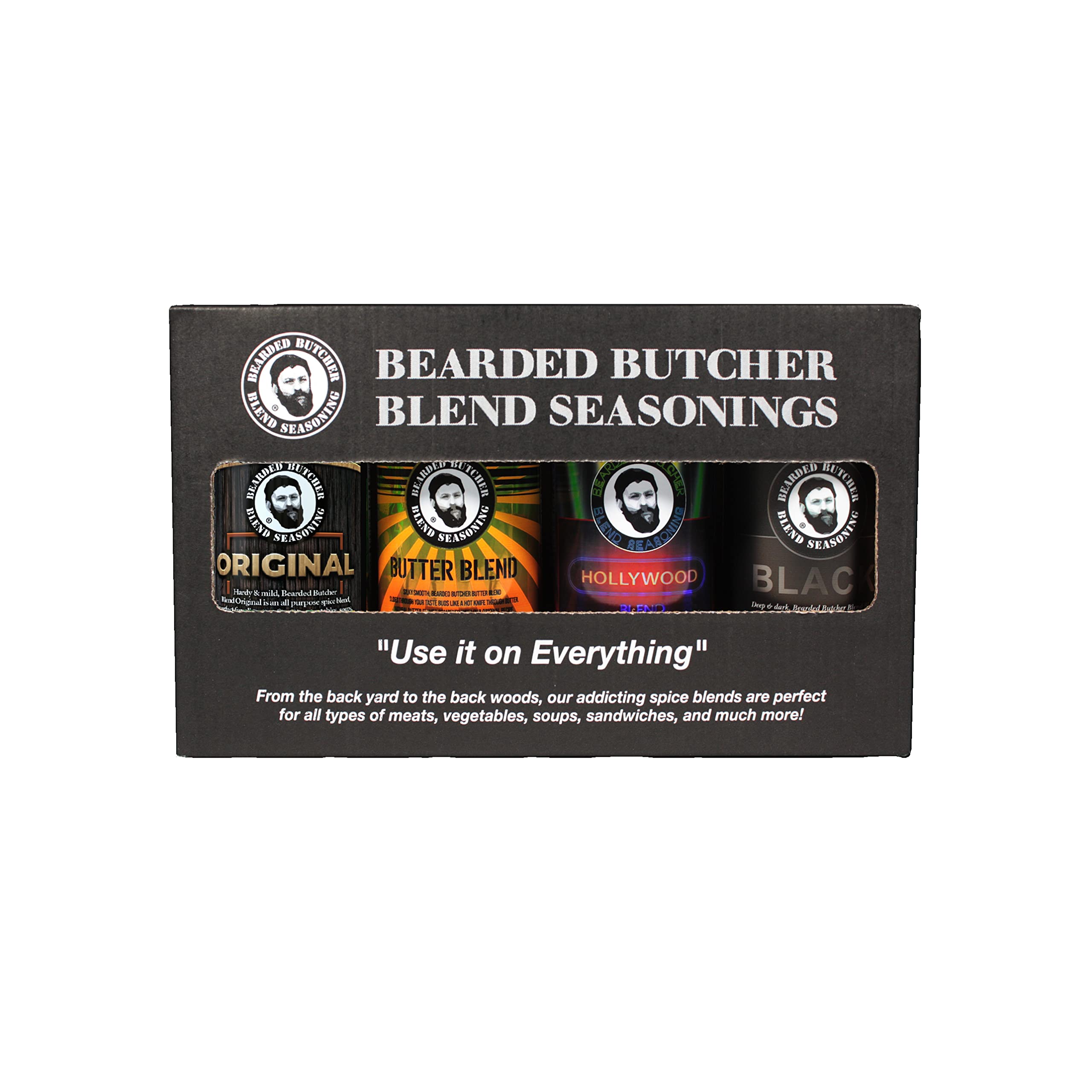 Amazon.com : Bearded Butchers 4-Pack Seasoning Bundle, Includes ...