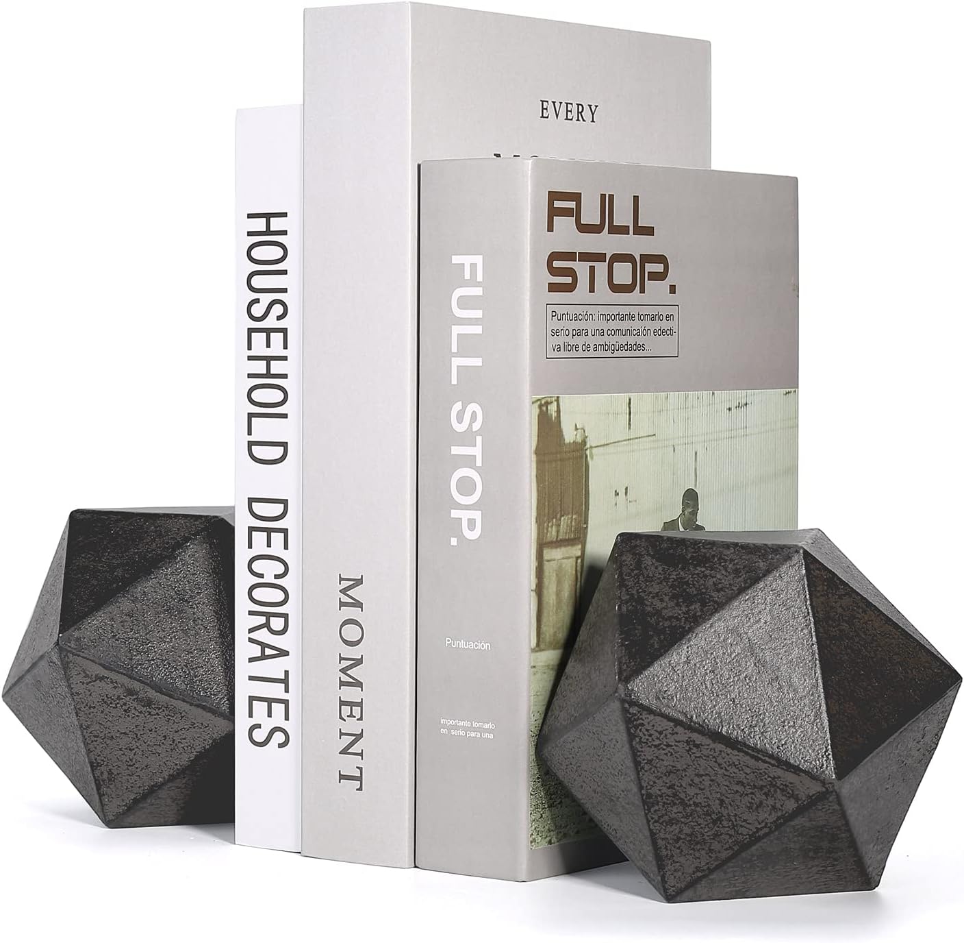 Amazon.com: Ambipolar Geometric Decorative Ball Shaped Bookends, Modern ...