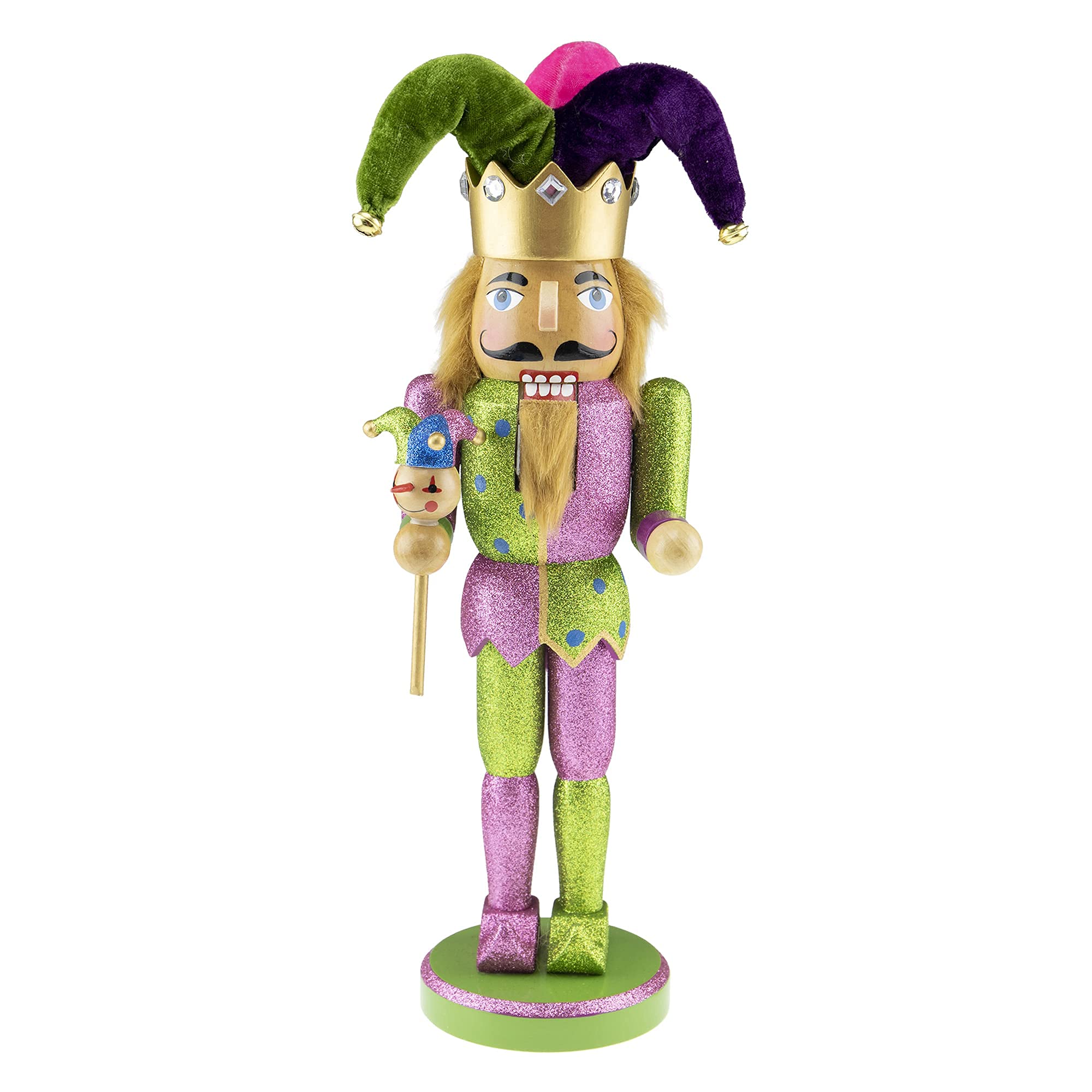 Snapklik.com : Clever Creations Pink And Green Jester 14 Inch ...