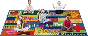 Amazon.com: ABCarpet Classroom Rug Elementary 13'x 7'5''Colorful Bible ...