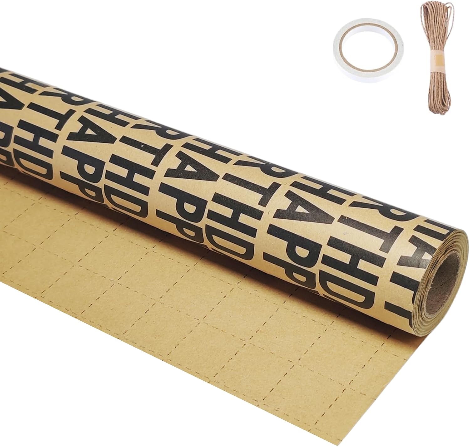 Amazon.com: Win Change Birthday Wrapping Paper Rolls, Gift Kraft Gift ...
