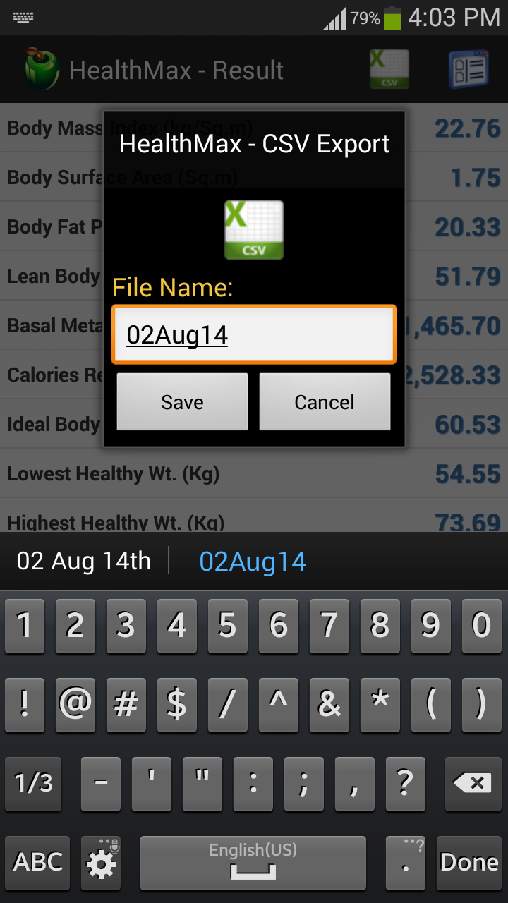HealthMax - Health Calculator - App on Amazon Appstore