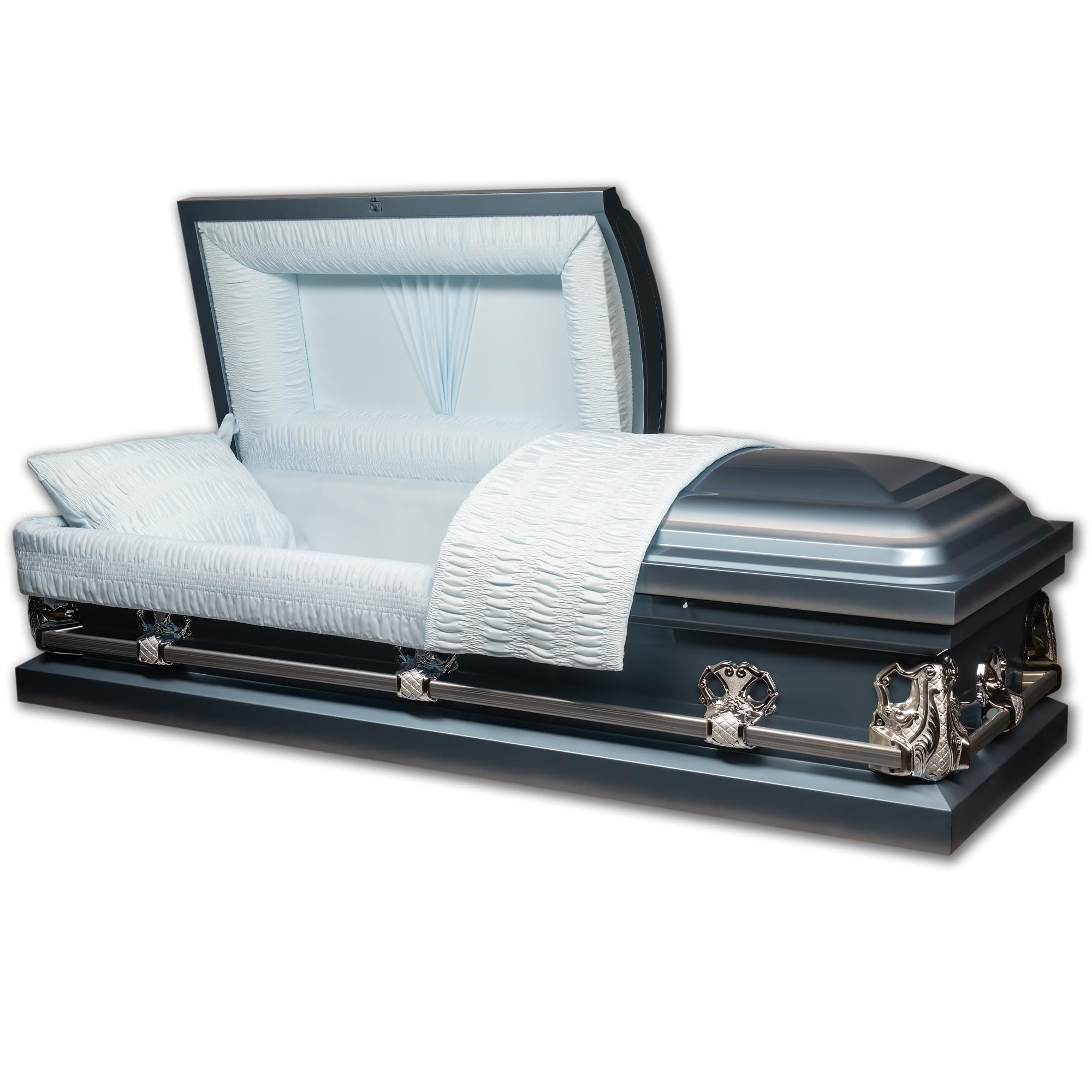 Amazon.com: RestInPower Steel/Satin Paris Casket - Enduring Elegance in ...