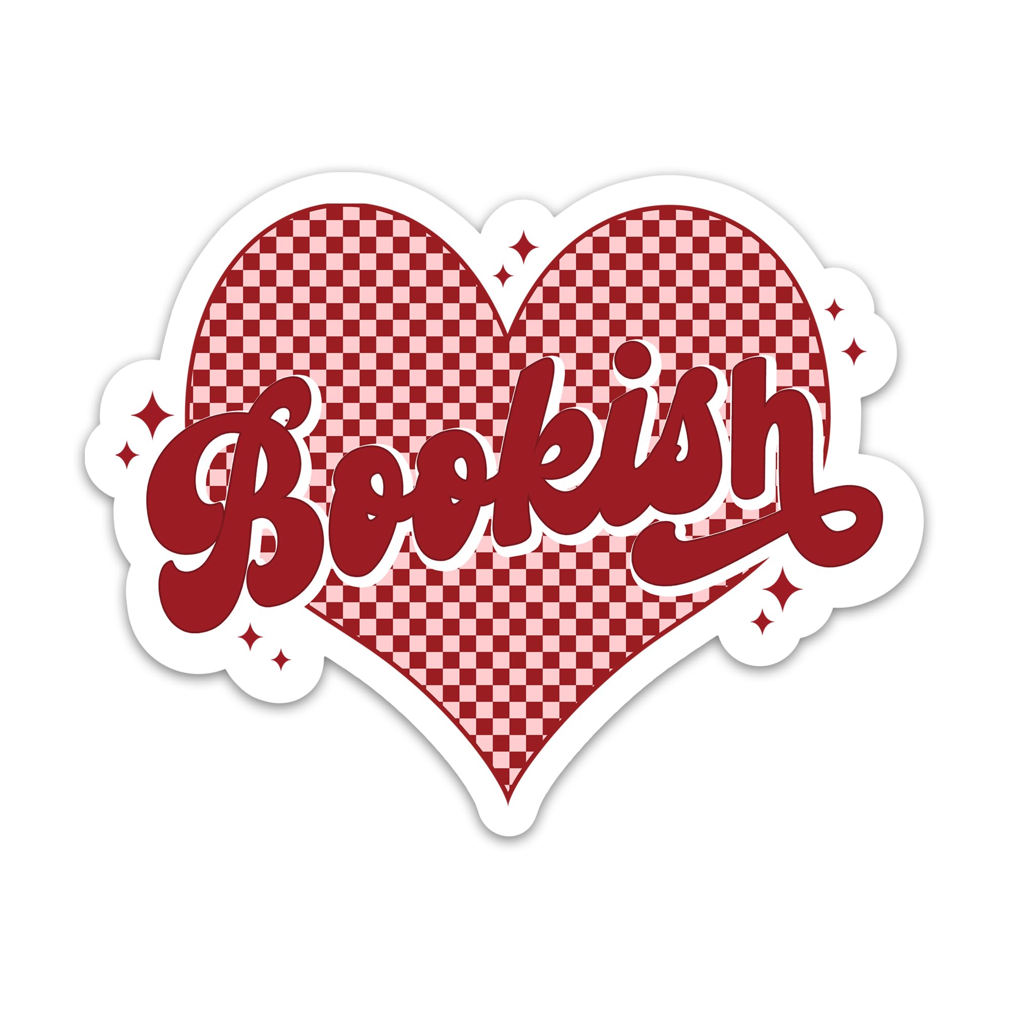 Amazon.com: 3PCs Bookish Heart Sticker, Reading Book Sticker for Book ...