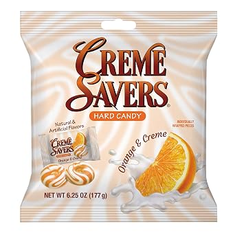 Amazon.com : Creme Savers Orange and Creme Hard Candy | The Taste of ...