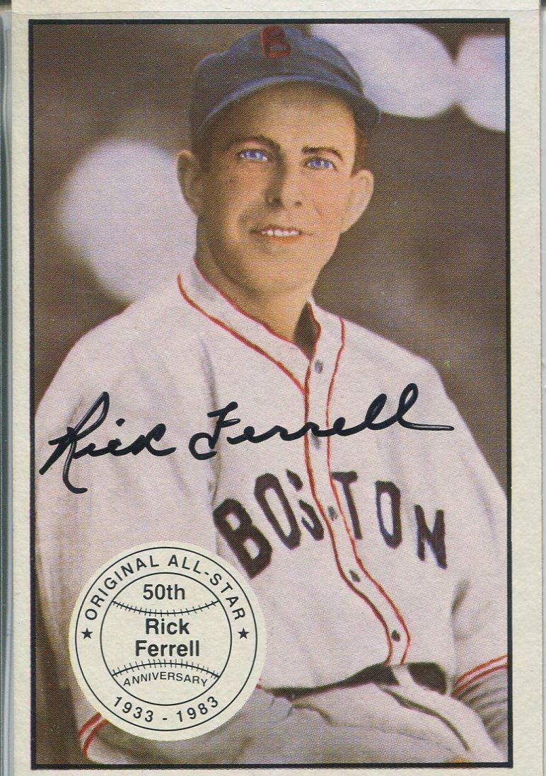 Rick Ferrell Autographed 1983 Big League Collectibles Card #17 ...