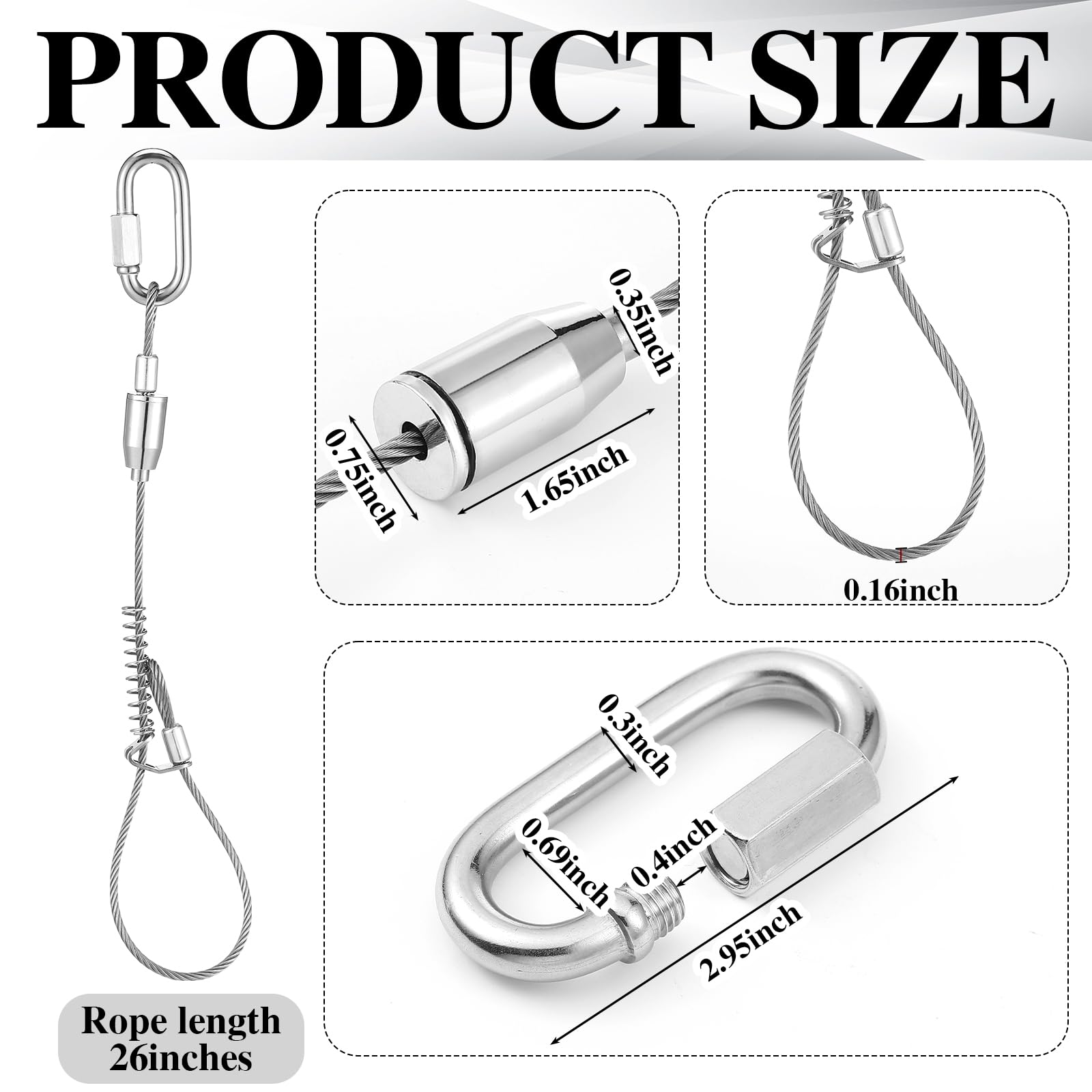 Snapklik.com : Hiboom 2 Pcs Wire Buckles For Gambrel Deer Hunting Game ...