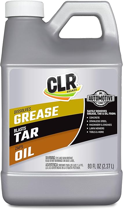 Amazon.com: CLR Brands® Automotive Grease Tar & Oil Remover 80oz ...
