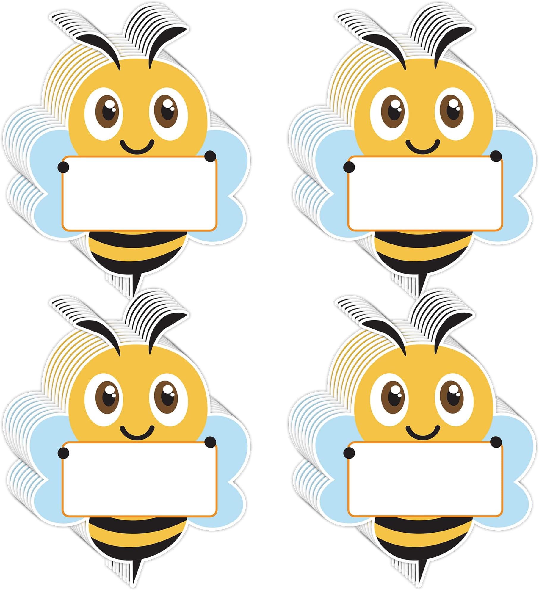 Amazon.com: Lucleag 50 Bee Cutouts for Classroom Bulletin Board ...