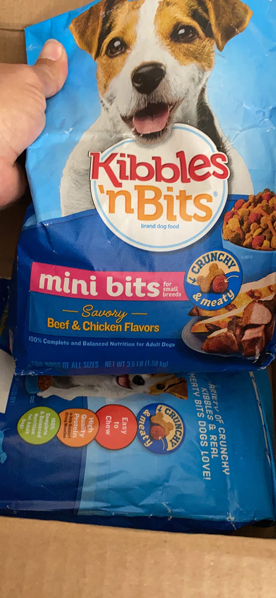 Amazon.com: Kibbles 'n Bits Small Breed Mini Bits Savory Beef & Chicken ...
