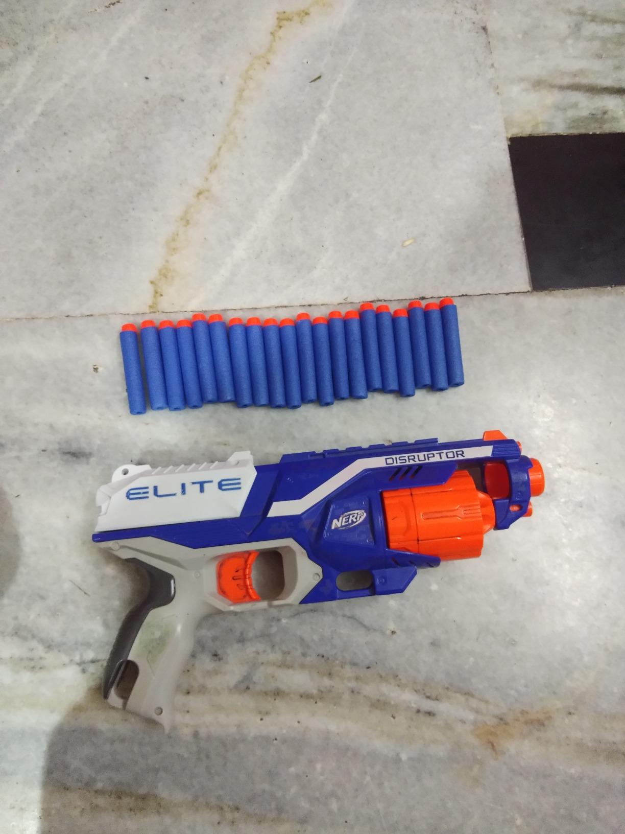 JERN Toy Bullet Foam Dart Bullets for Nerf N-Strike Elite Guns, Blue ...
