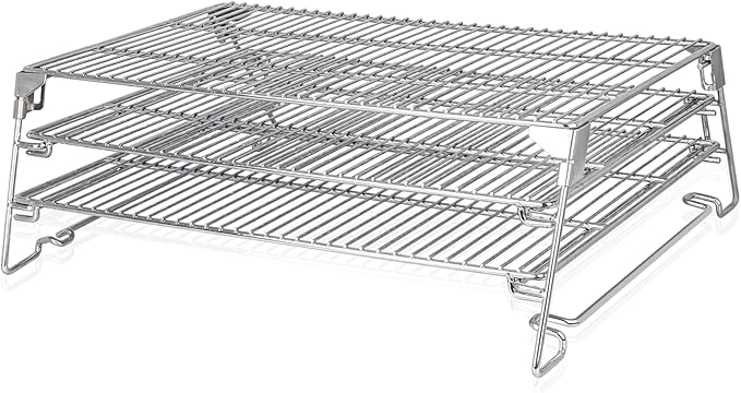 Amazon.com : FlameDuty 21" 3-Tier Foldable Sliding Jerky Racks for ...