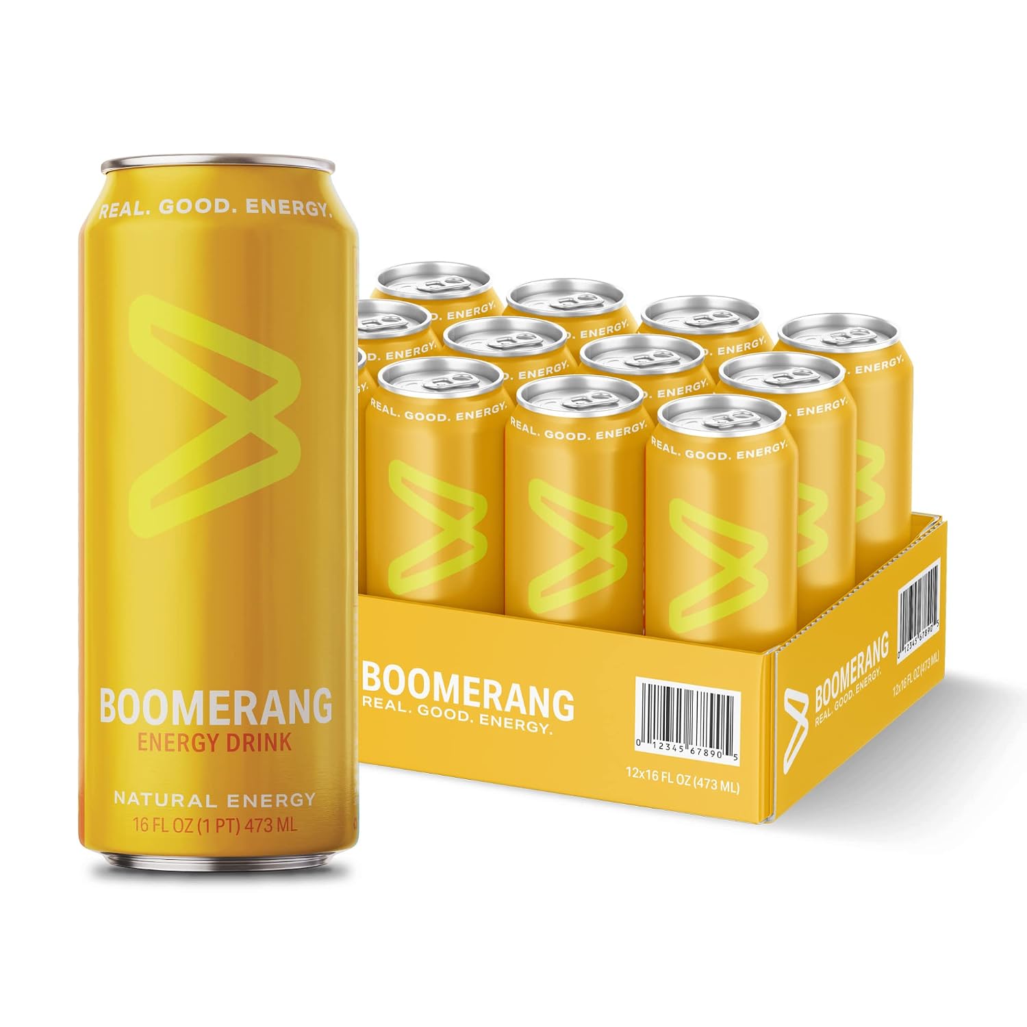 Amazon.com: Boomerang Energy Drink | Non GMO & Vegan Energy | Natural ...