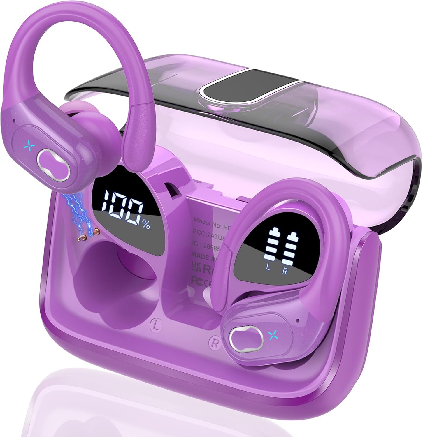 Amazon.com: Aptkdoe Wireless Earbuds 75hrs Bluetooth 5.4 Headphone ...