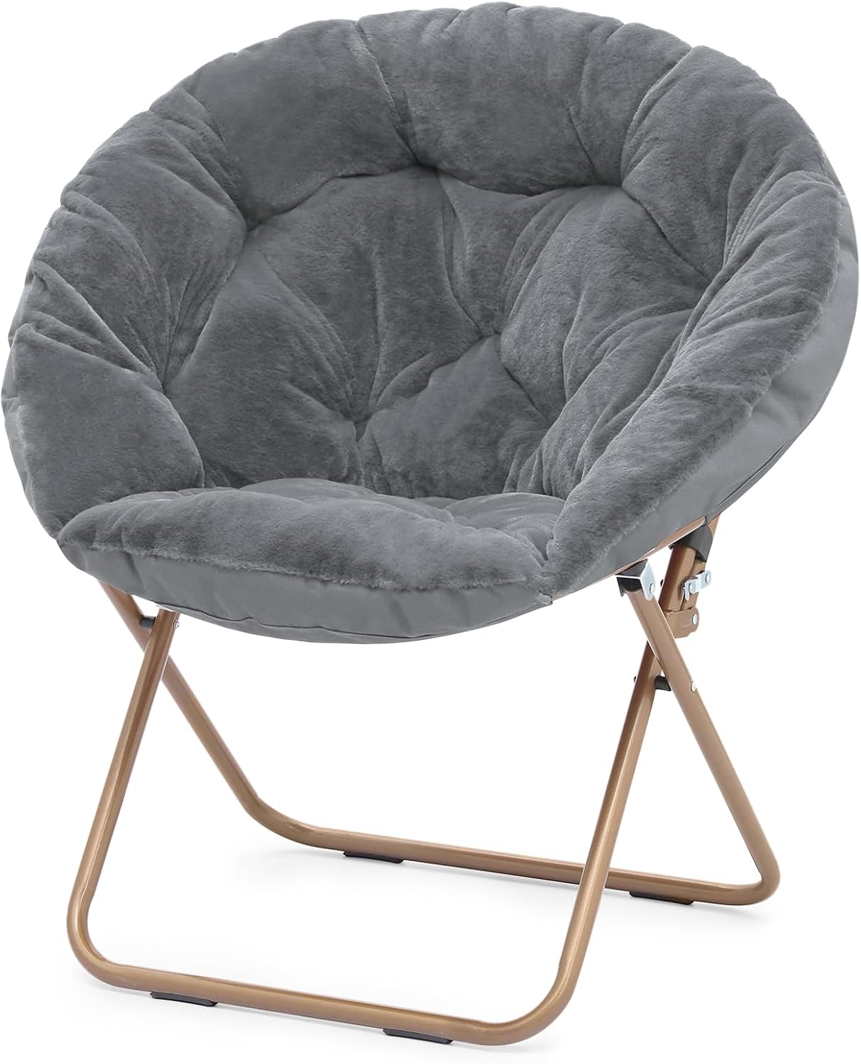 Amazon.com: Athena Collection Comfy Saucer Chair Folding Cozy Chair for ...