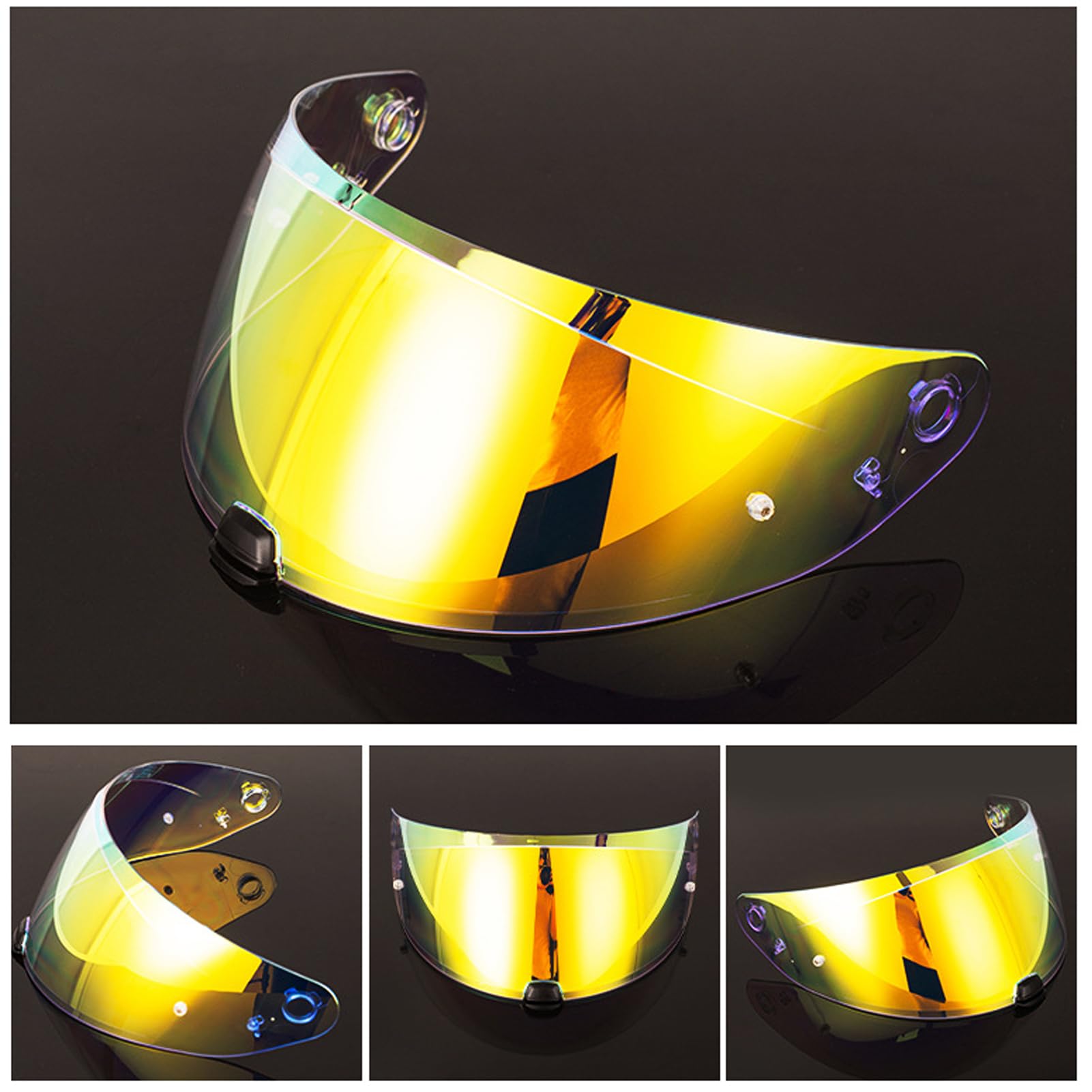 HJC Helmet Visor Clear Helmet Visor Replacement For HJC I70, I10, HJ-31 ...