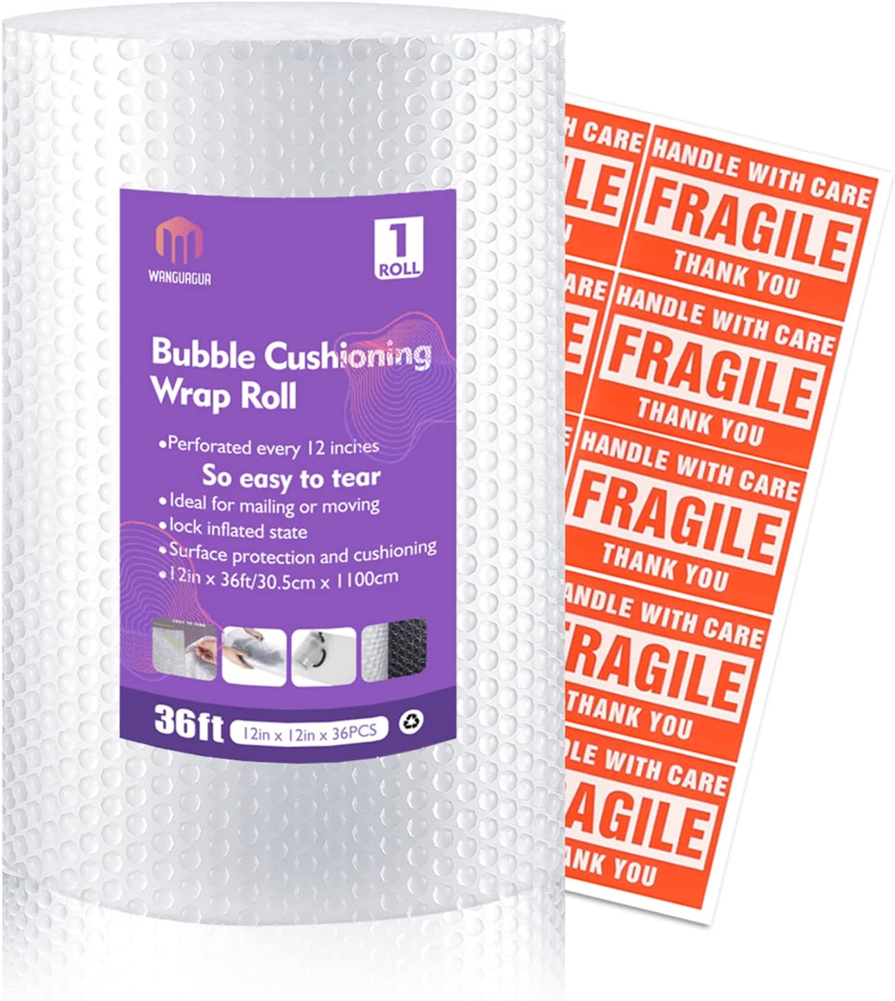 Amazon.com : Office Depot(R) Air Bubble Packing Material, 12in. x 20ft ...