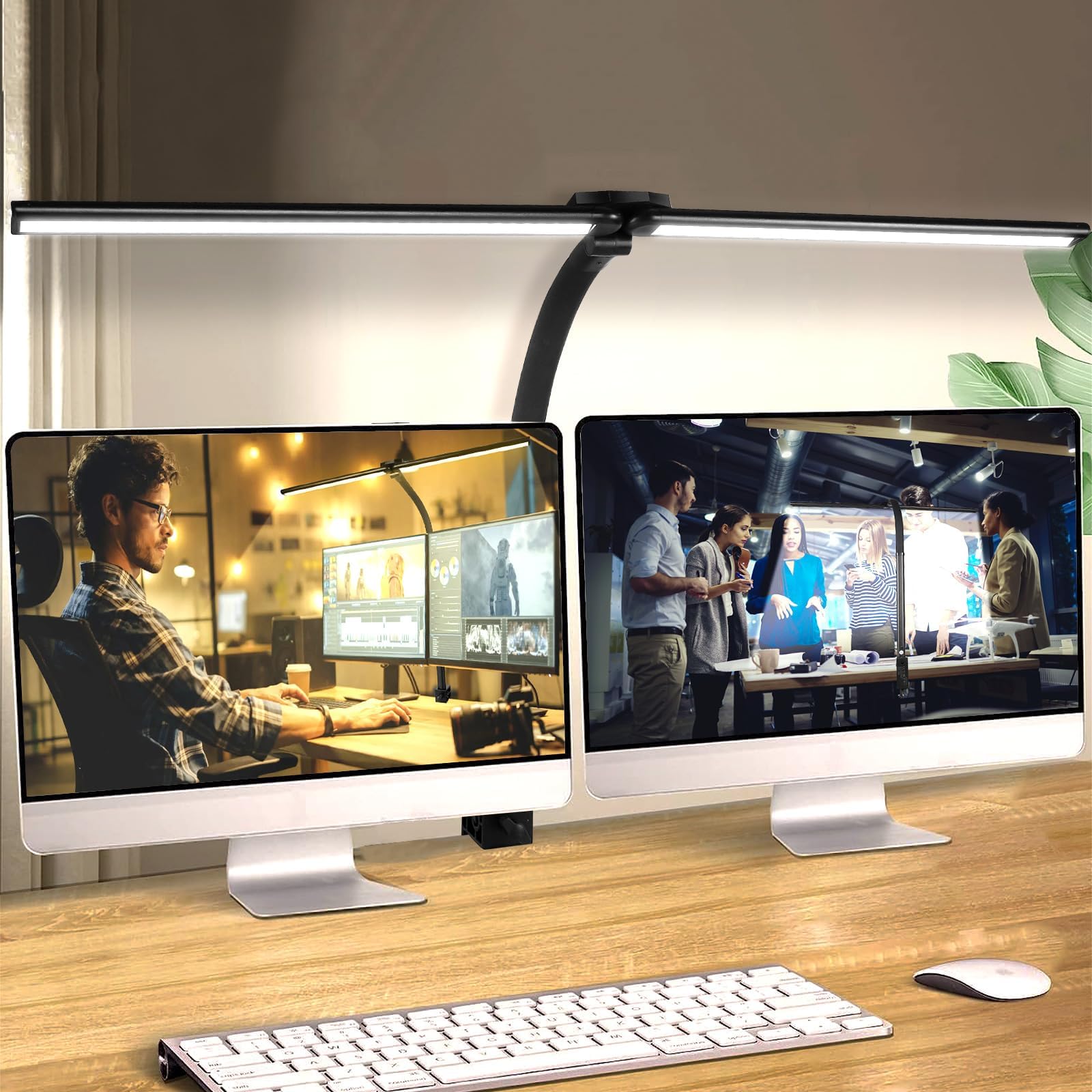 Glovios Lampe de Bureau LED Puissante avec pince,Lamp LED de Table ...