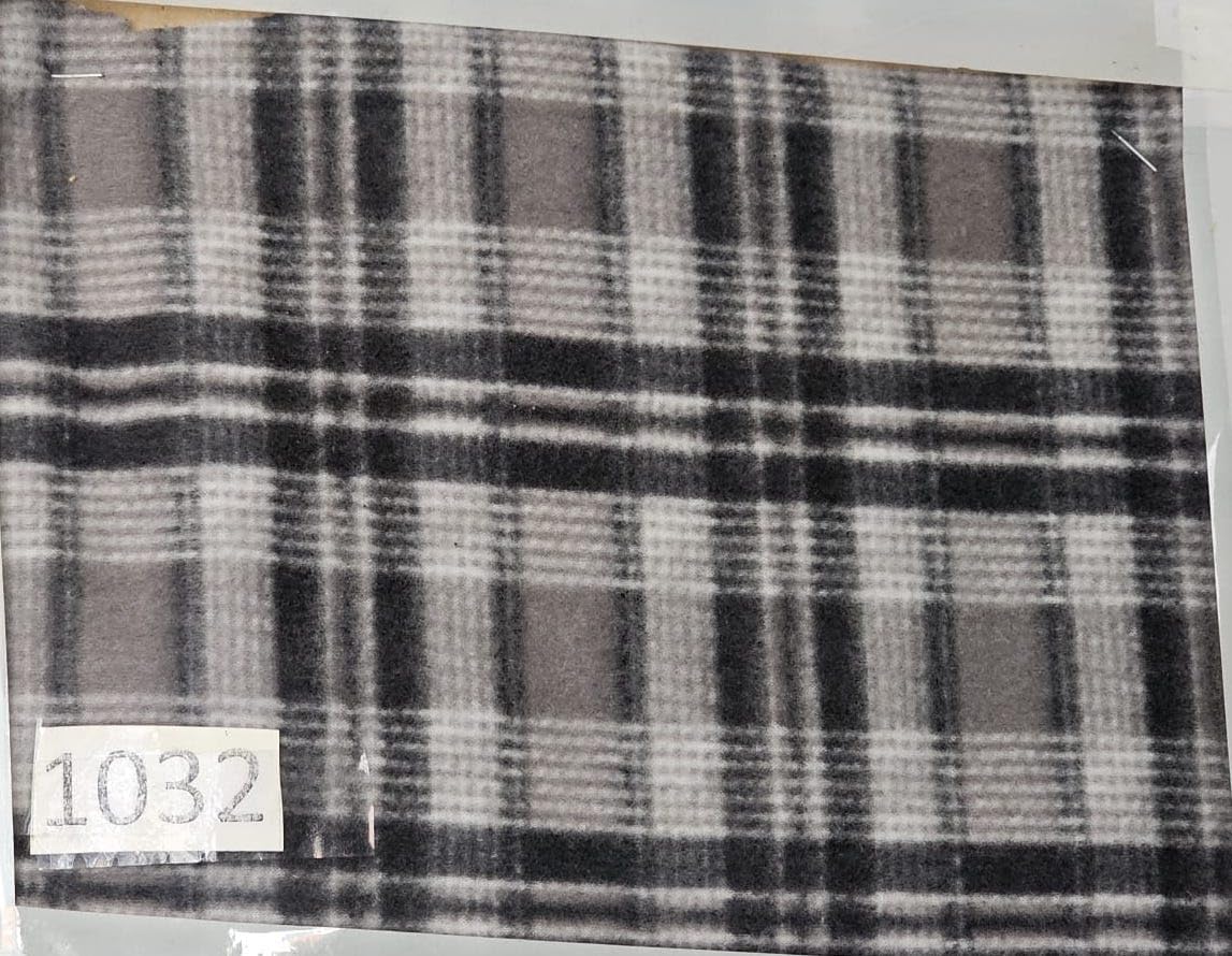 Amazon.com: Ad Fabric, Polar Fleece, Plaid Fleece, Checkered Printed ...