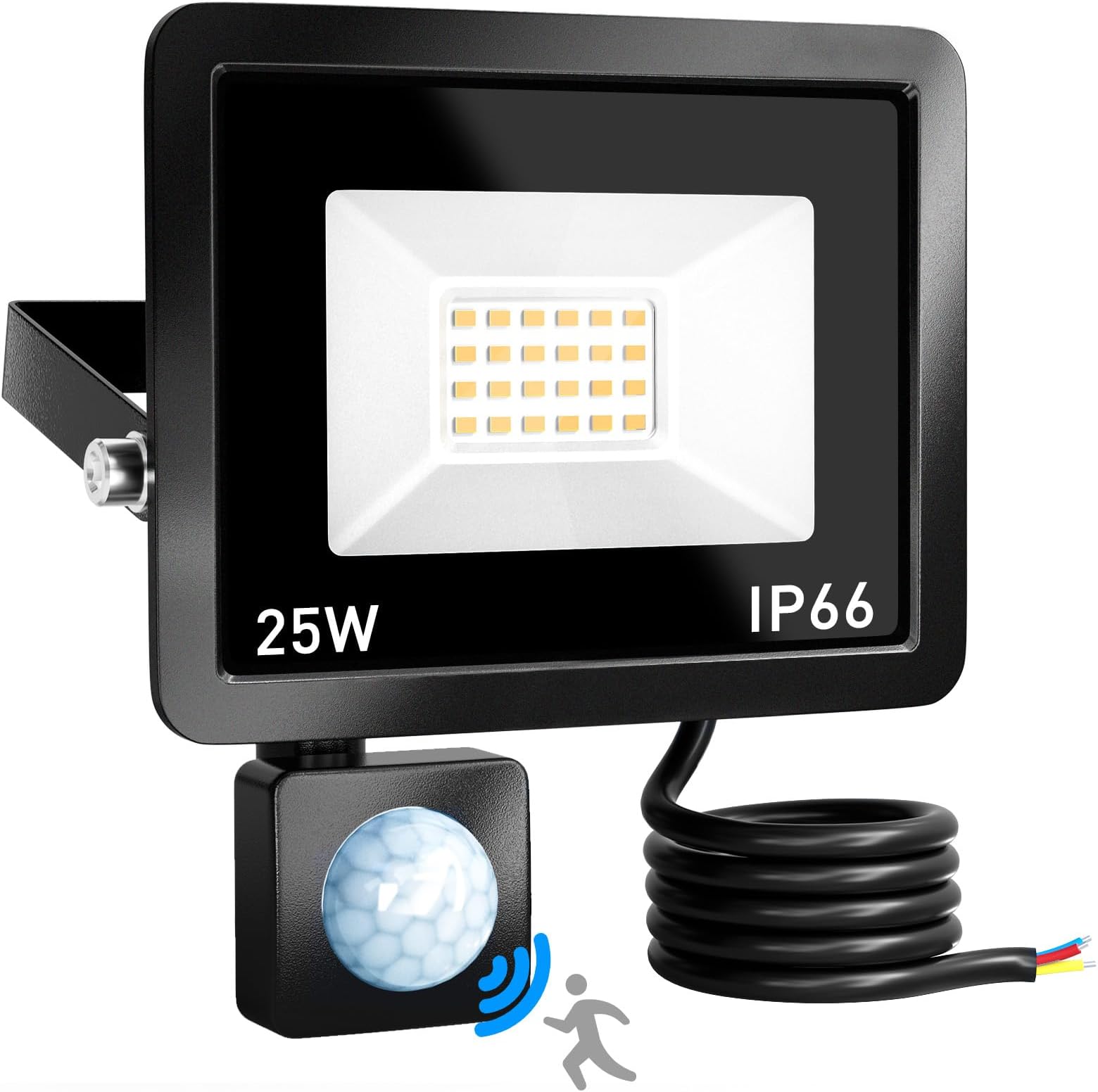 Security Lights Outdoor Motion Sensor, 25W PIR Sensor Security Light ...