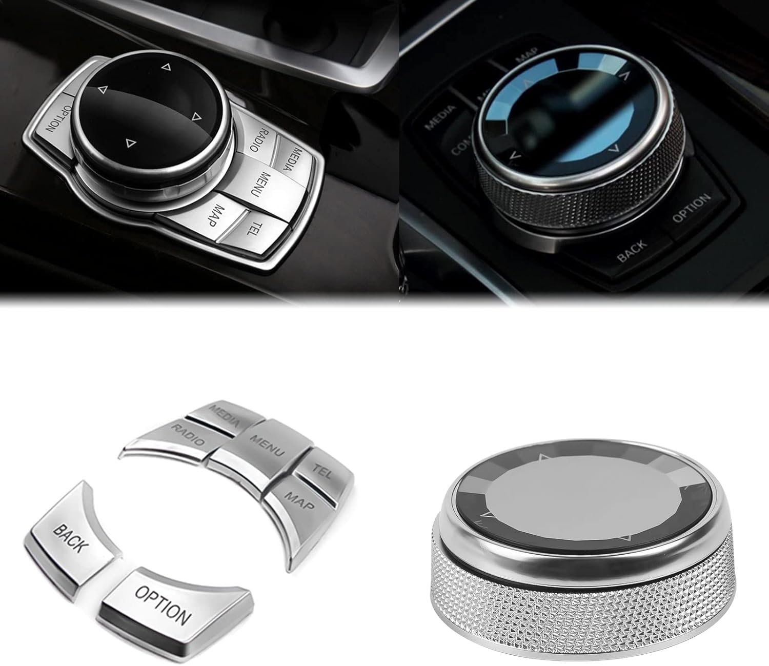 Amazon.com: x xotic tech Center Console Multimedia Knob Switch Control ...