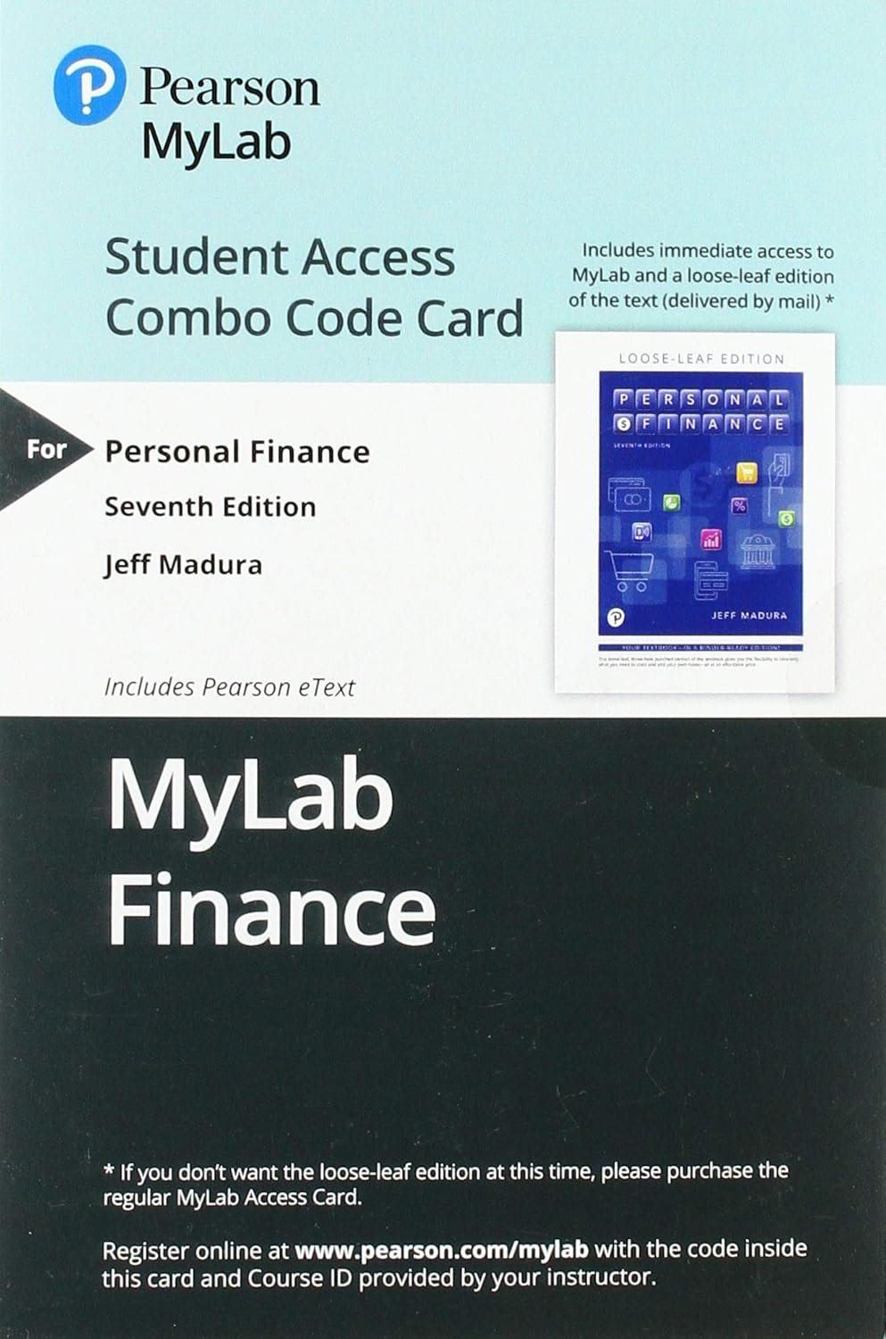 Personal Finance - MyLab Finance with Pearson eText + Print Combo ...
