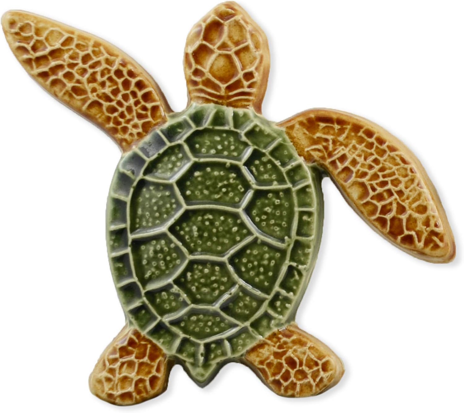 Turtle Pool Accent Tile - Multi (Left Flipper Up) - Amazon.com