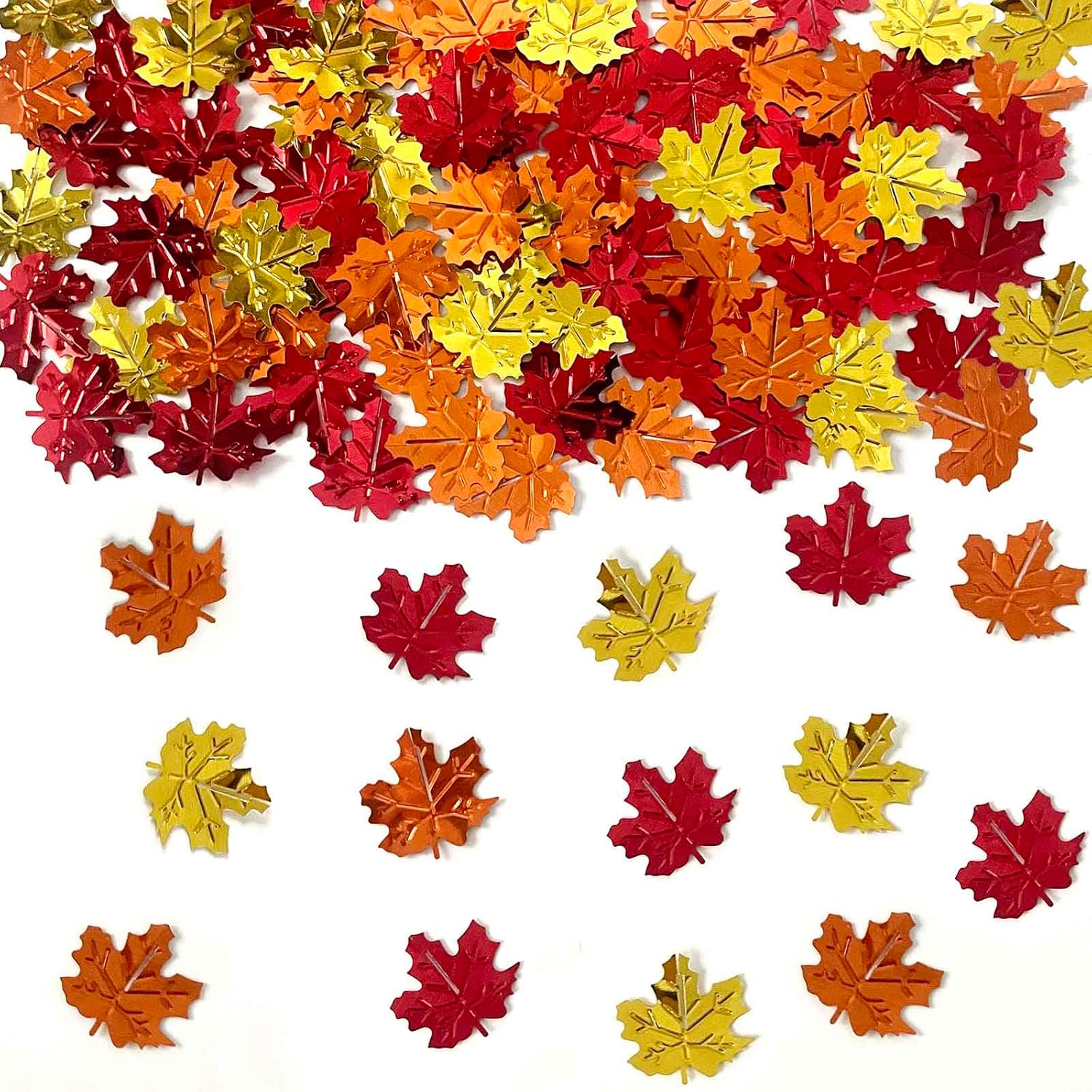 Amazon.com: Thanksgiving Confetti Fall Confetti Maple Leaf Shape Autumn ...