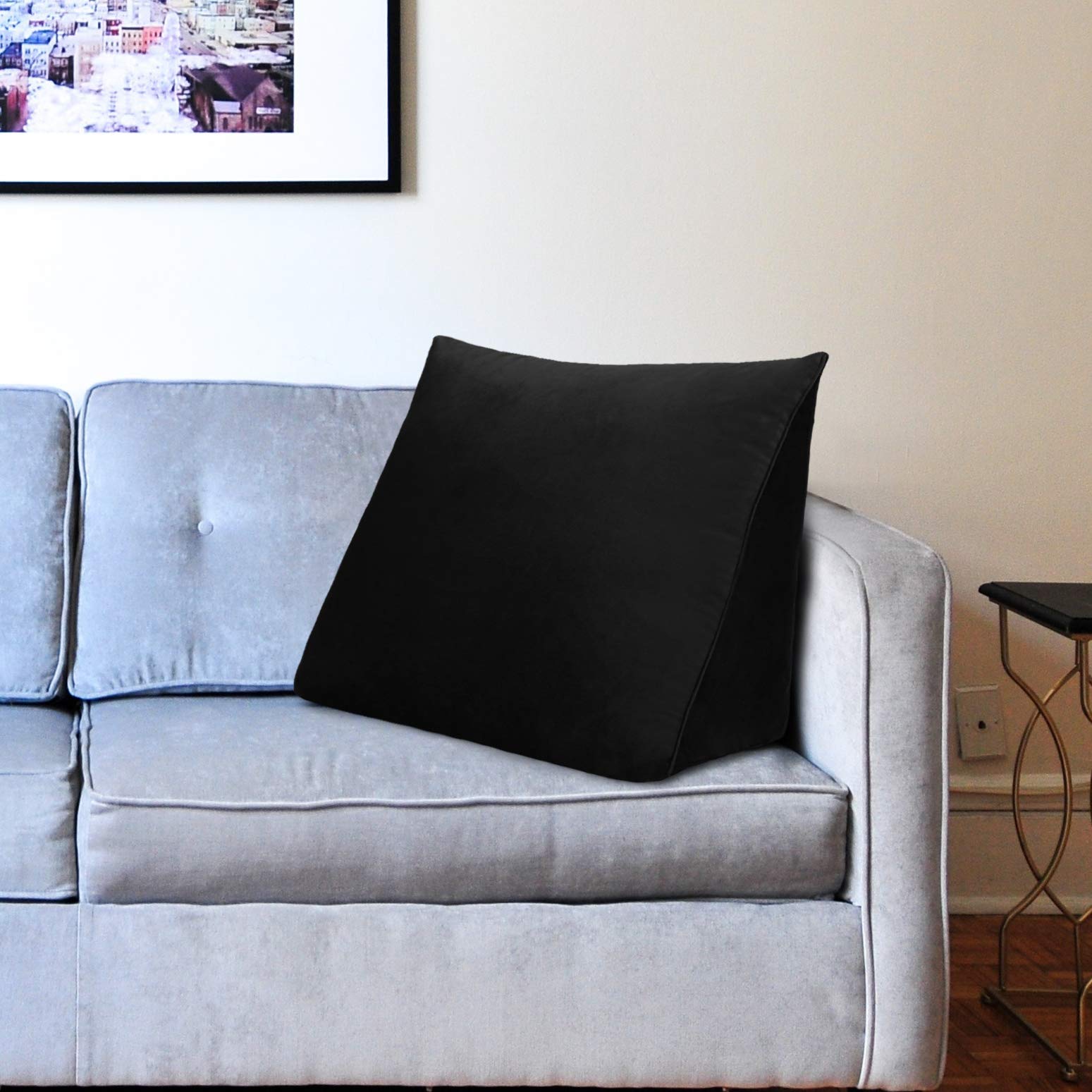 Amazon.com: BNCKTRD Triangular Reading Pillow Wedge Headboard Back ...