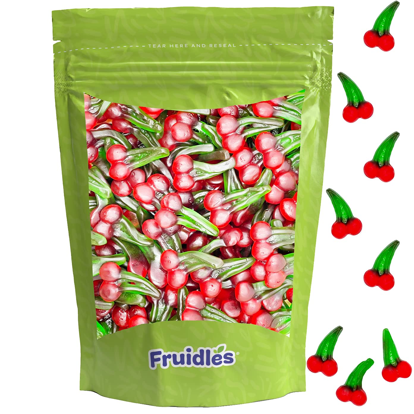 Amazon.com : Double Cherries Gummy Candy, Delicious Fruit Flavors ...