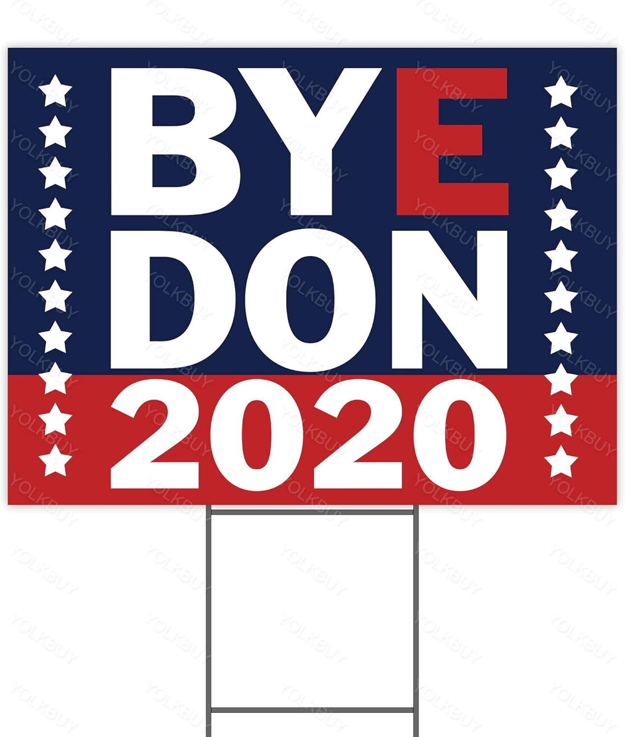 Amazon.com : YolkBuy BYEDON 2020 Yard Sign with H-Stake, Joe Biden ...
