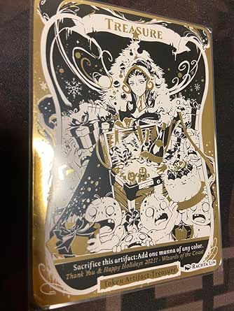 Amazon.co.jp: MTG Treasure Token Metal DIY Gold Color : Toys & Games