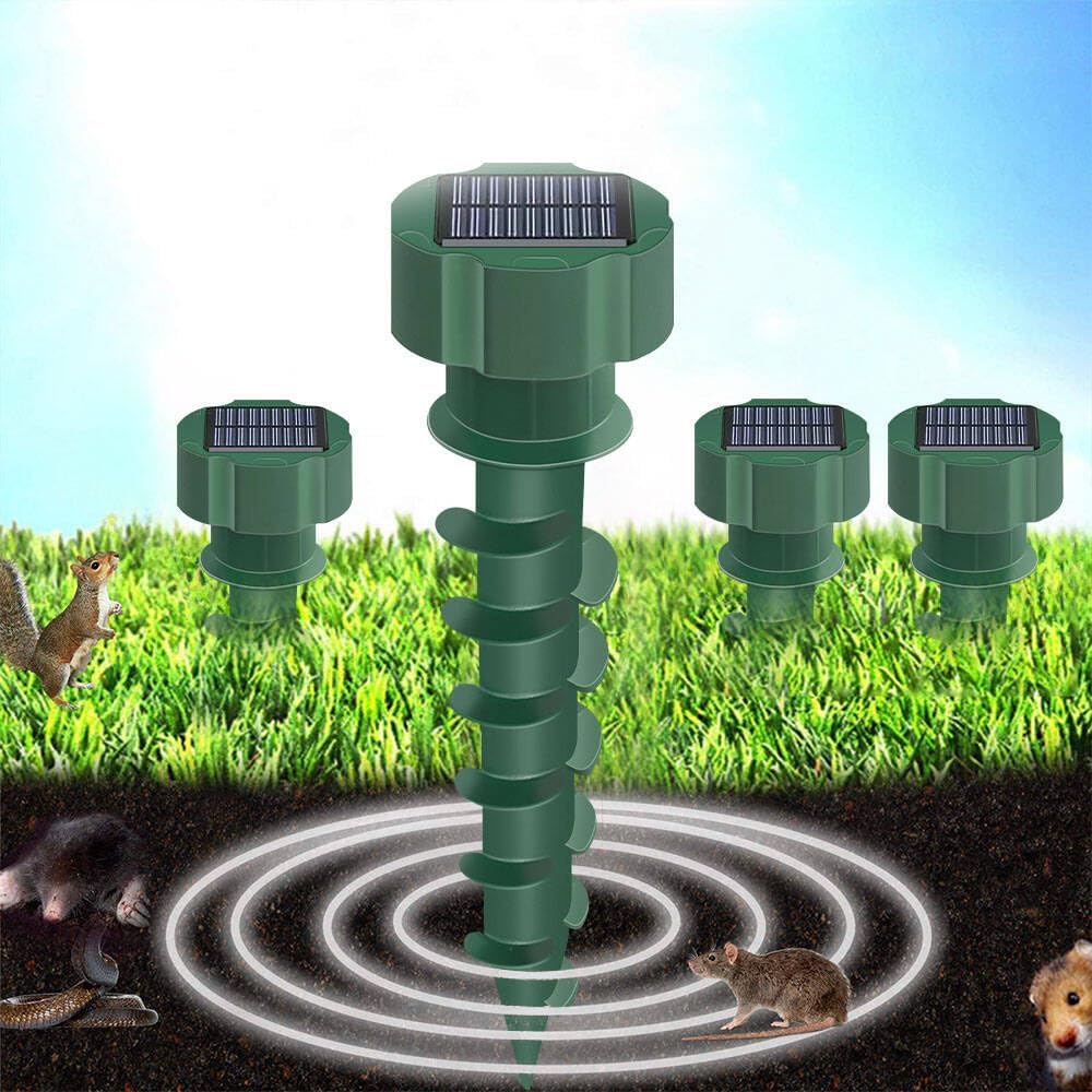 Amazon.com: Mole Repellent for Lawns - Gopher Repellent Ultrasonic ...